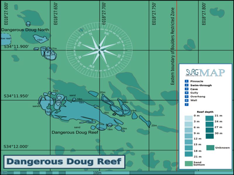Dangerous Dough Reef dive site | PADI