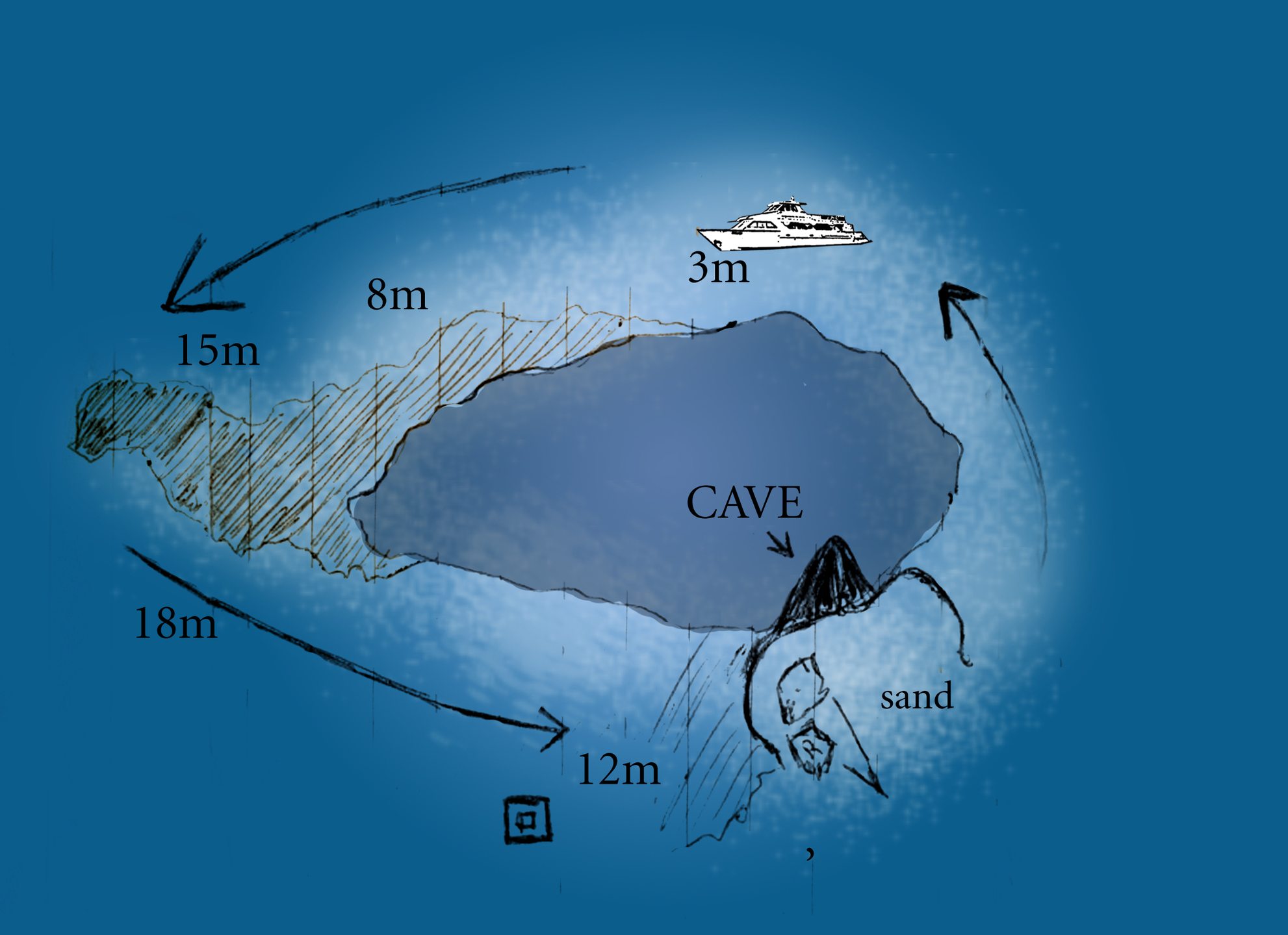 Tauchplatz Cave island | PADI