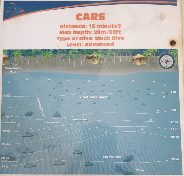 Cars dive site | PADI