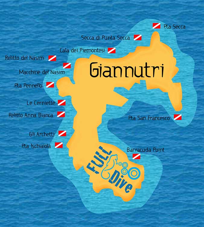 Argentario - Isola di Giannutri dive site | PADI